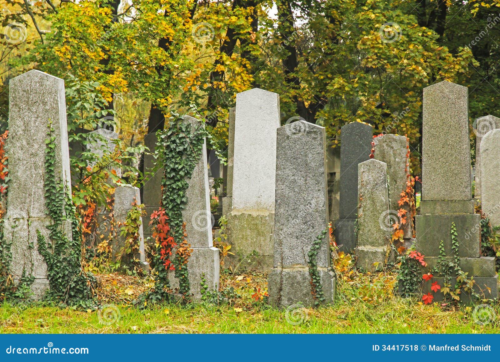 Group of tombstones stock photo. Image of life, guardian - 34417518