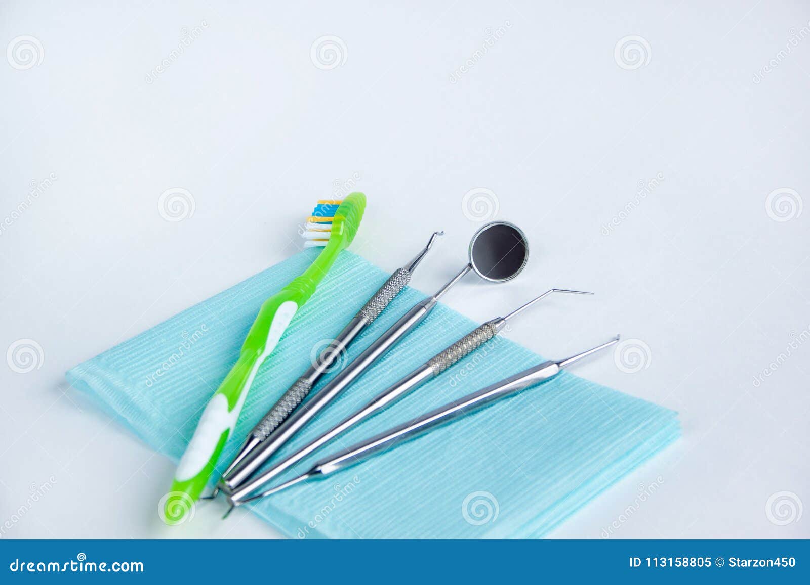 Group of Tools and Accessories for the Dentist. Stock Image - Image of ...