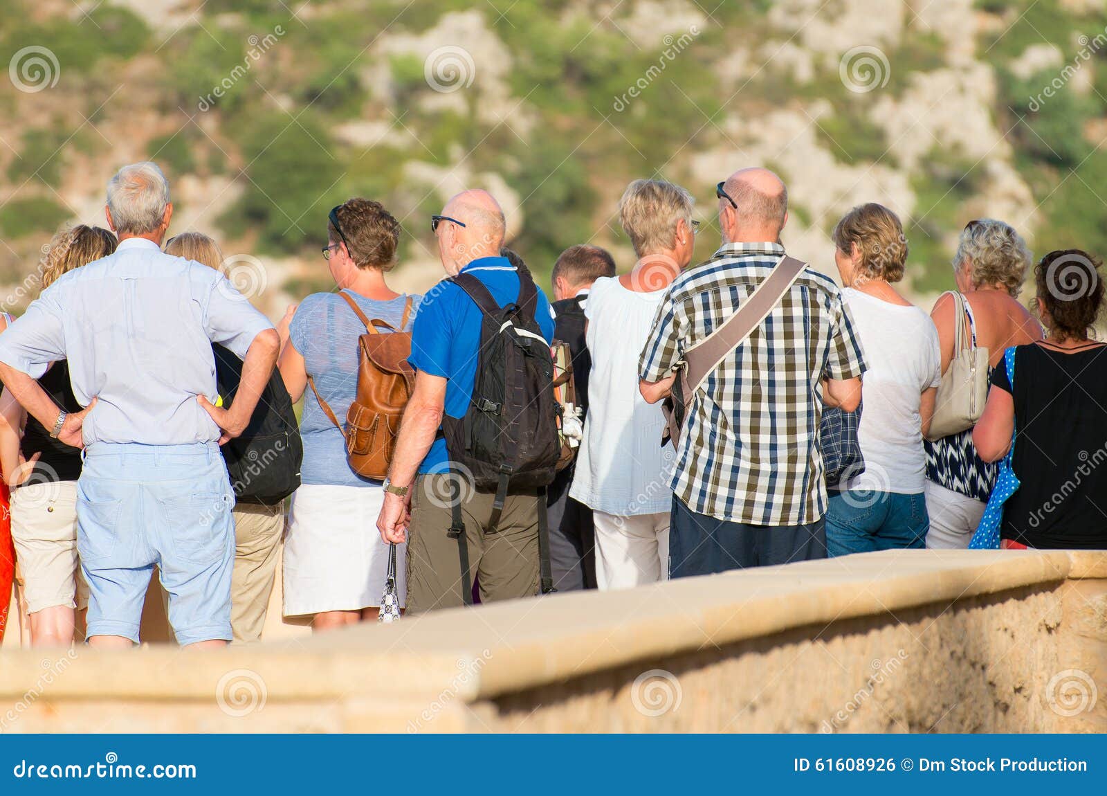 Group of tourists. editorial photo. Image of holiday - 61608926