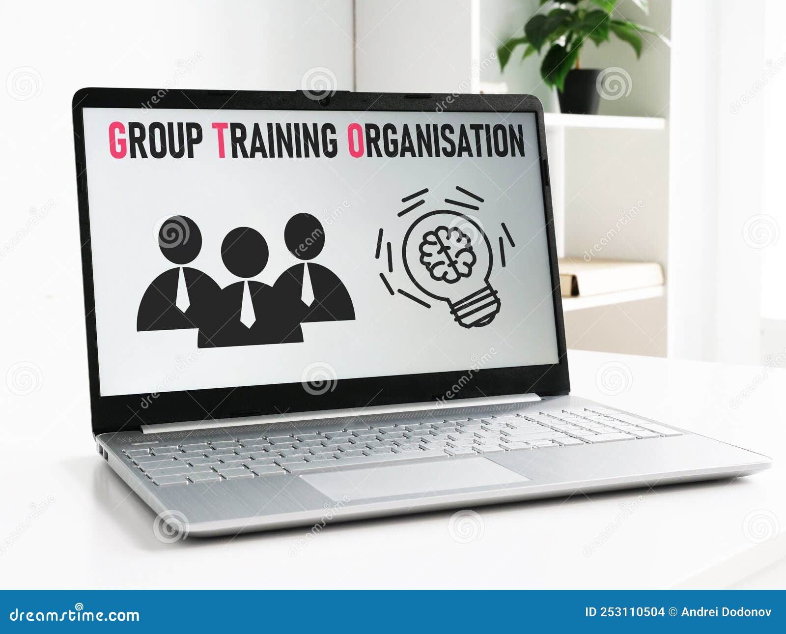Group Training Organisation GTO is Shown Using the Text Stock Photo ...