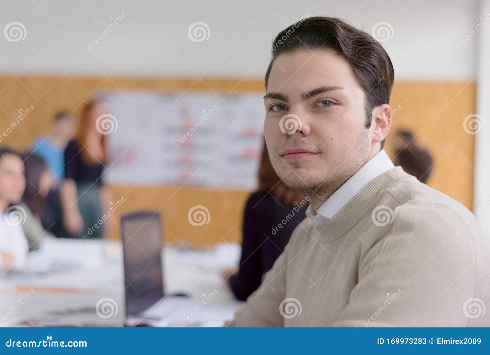 Group of University Architecture Students Working on Practice Lessons ...