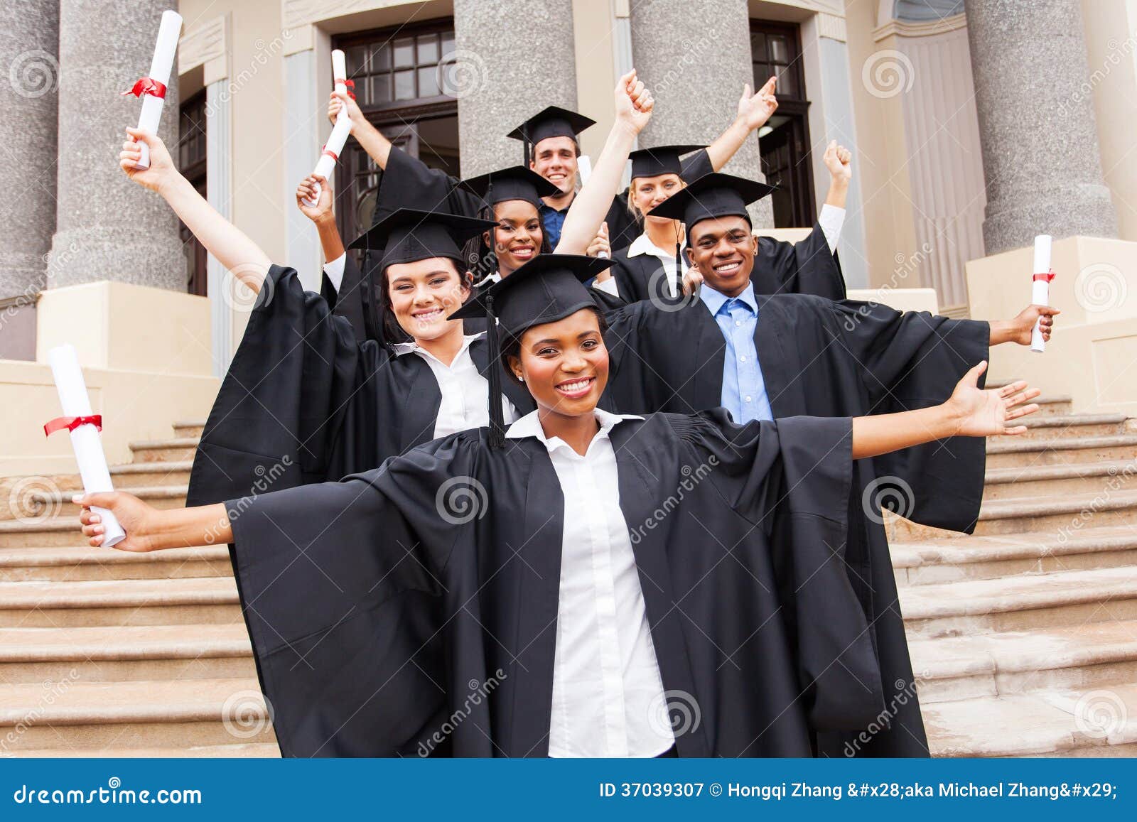 Group university students stock image. Image of ceremony - 37039307