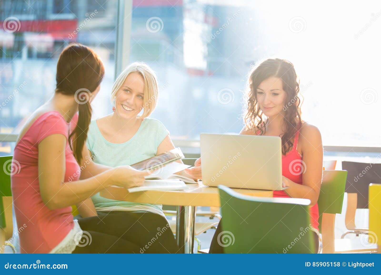 Group of University Students Studying Hard for an Exam Stock Photo ...