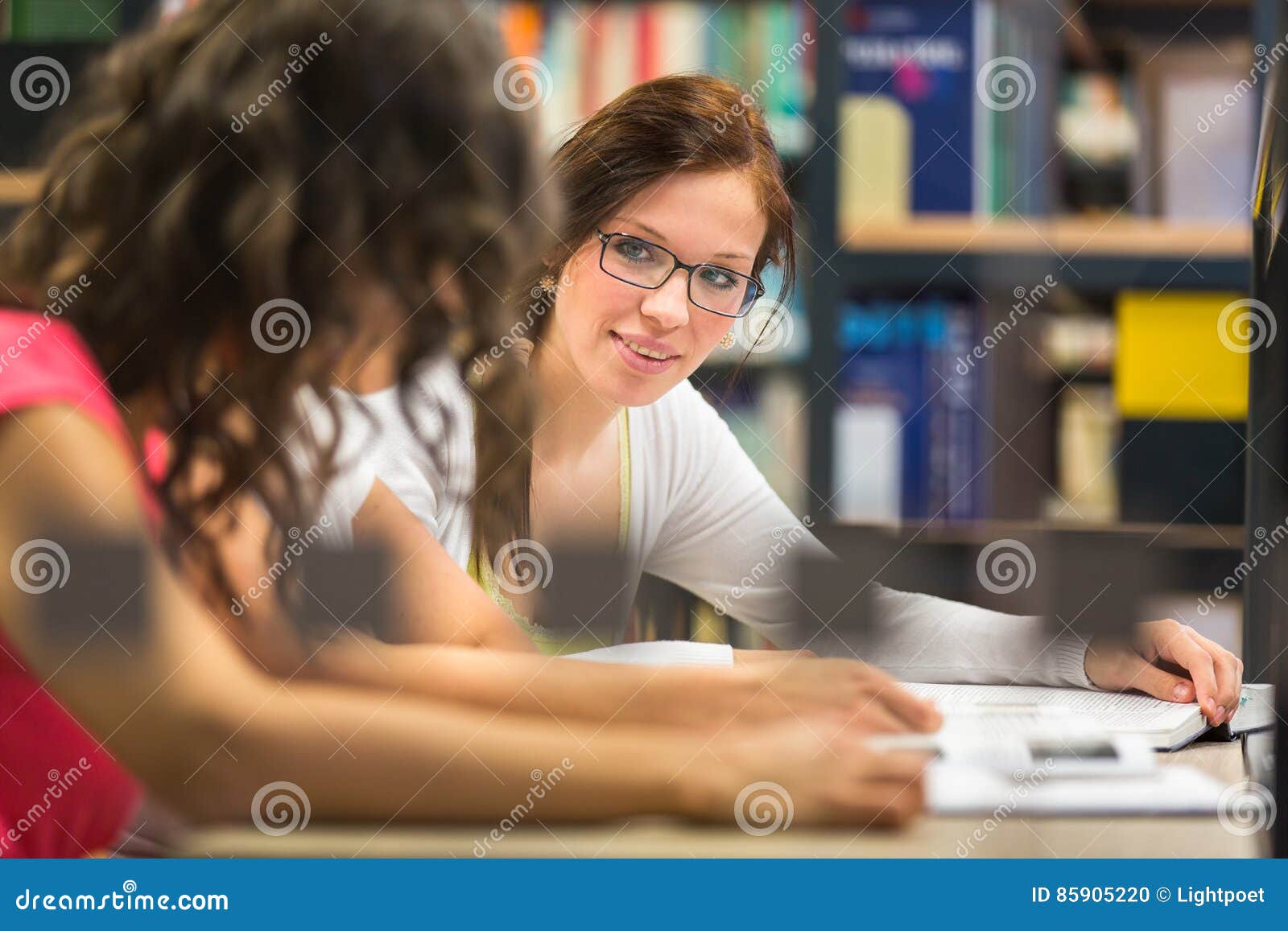 Group of University Students Studying Hard for an Exam Stock Photo ...