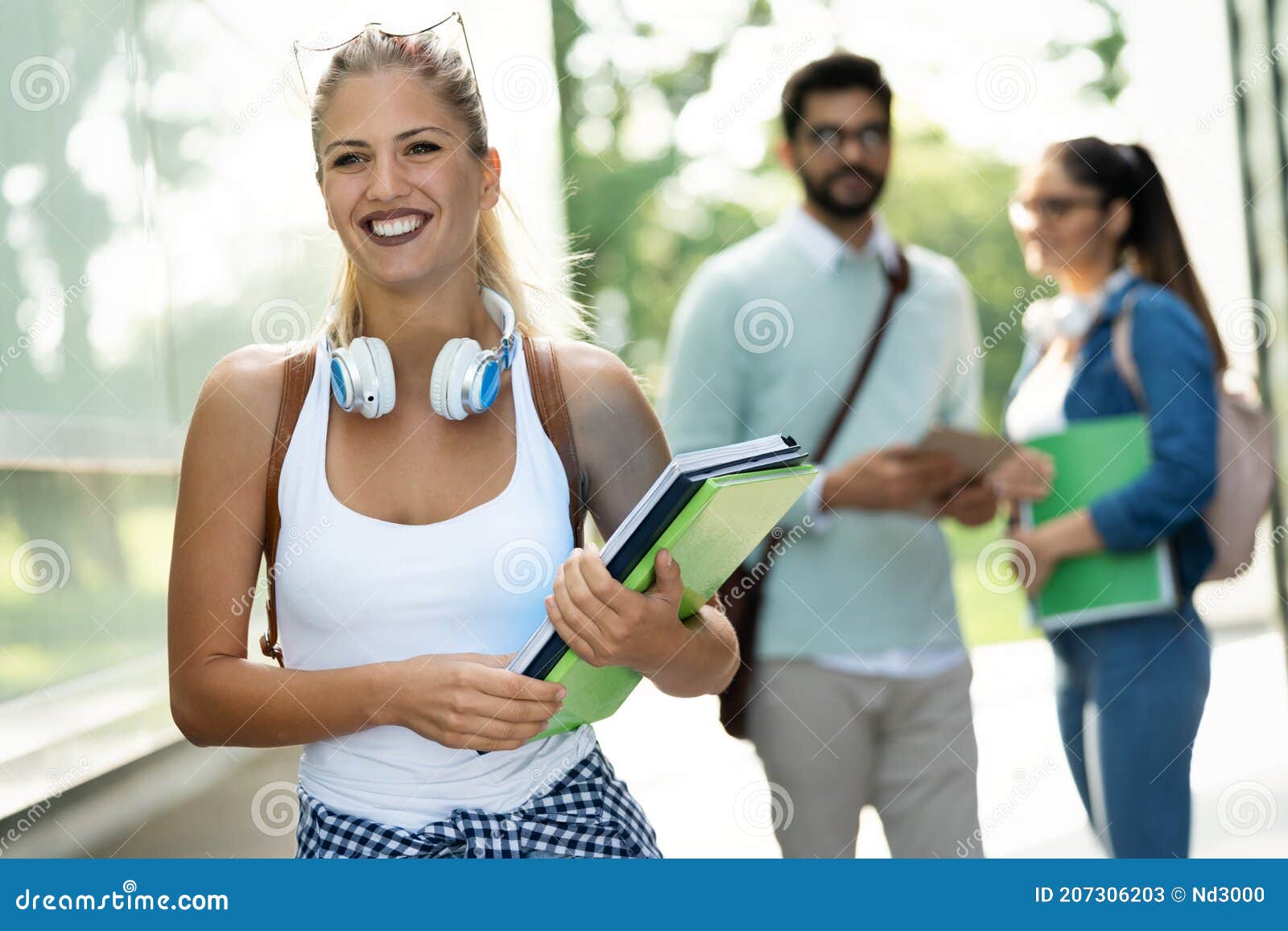 Group of Happy University Students Studying Together and Having Fun ...