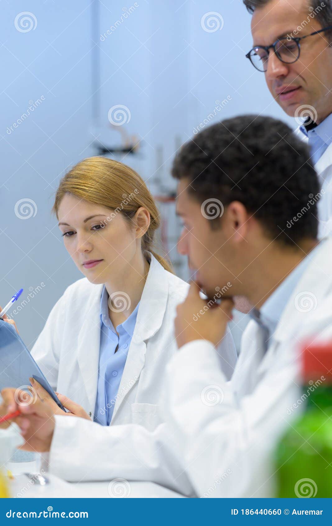 Group University Teachers in Lab Stock Photo - Image of chemistry ...