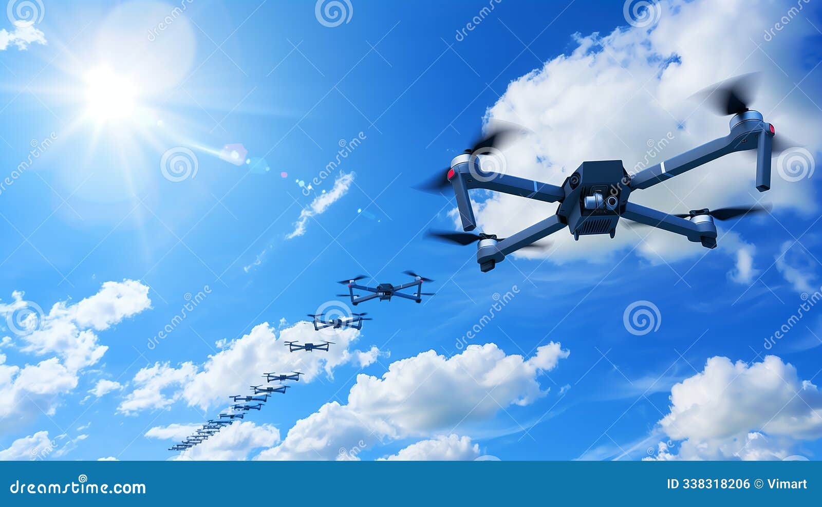 A Group of Unmanned Aerial Vehicles is Carrying Out a Complex ...