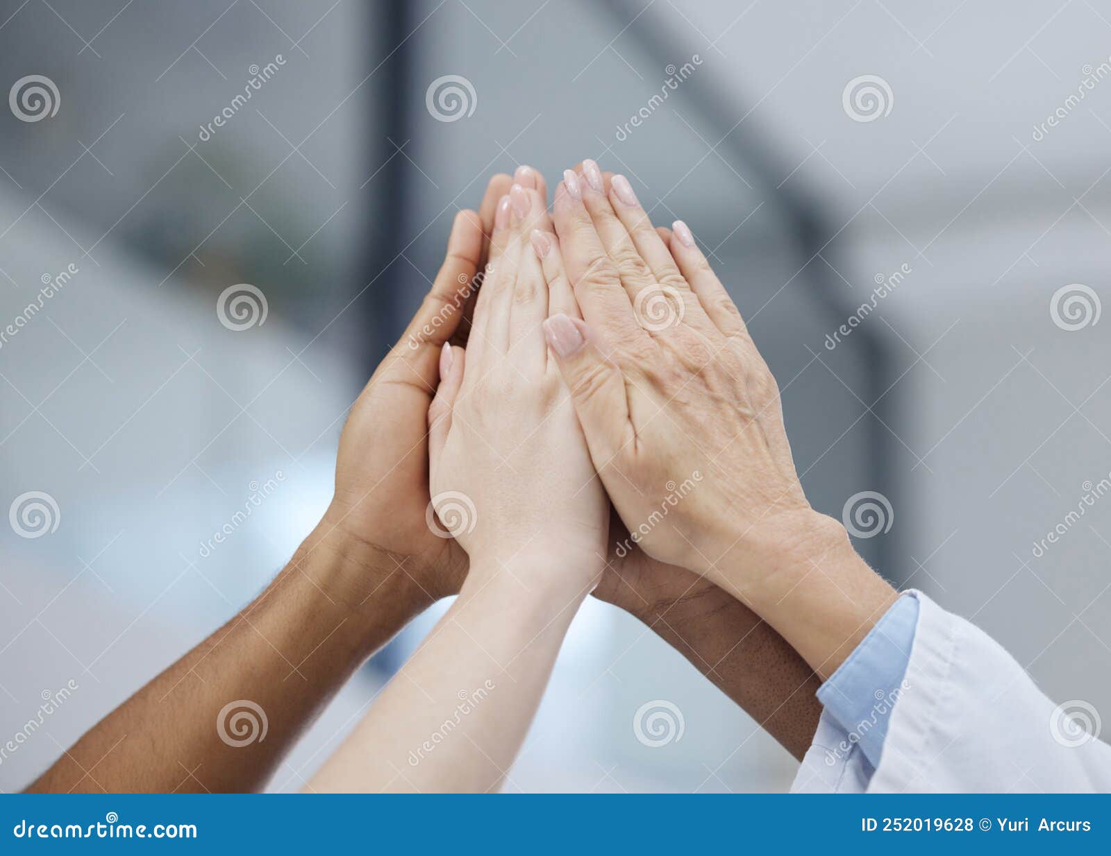 Their Support Means so Much. a Group of Unrecognizable People Giving ...