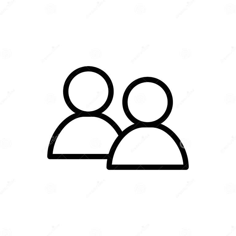 Group Users Icon Ideal for Community and Team Collaboration Stock ...