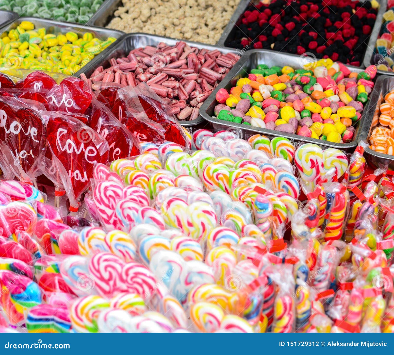 Group of various candies stock photo. Image of bright - 151729312