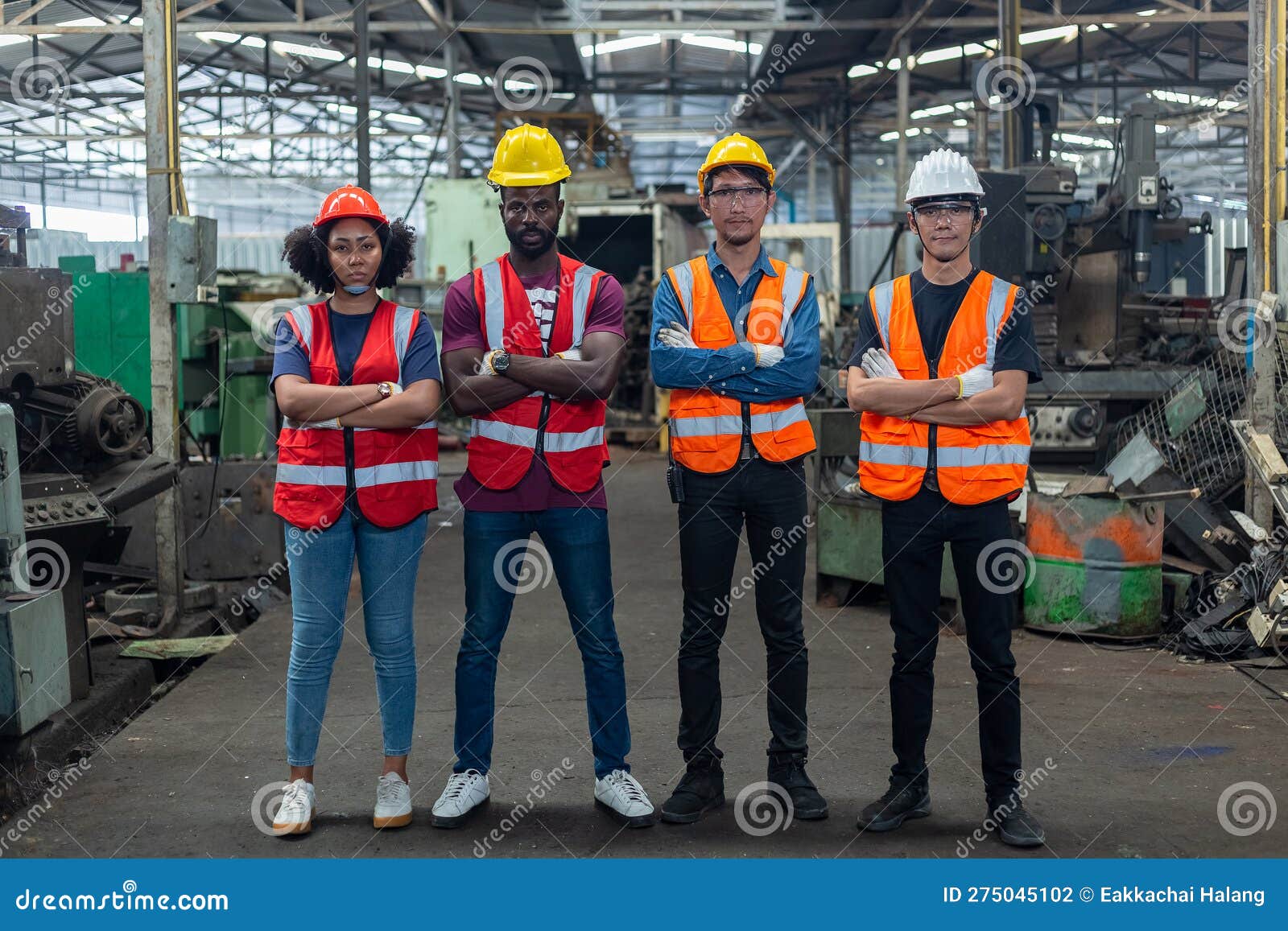 Group of Various Engineer Professional Successful Team Corporate ...