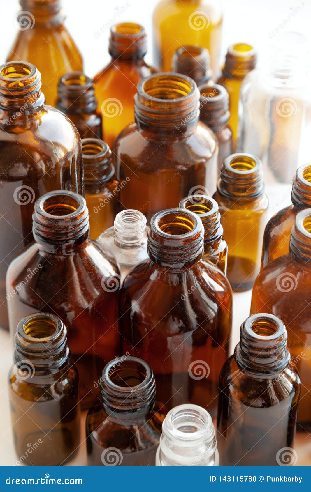 Group of Various Medical Vials Background Stock Photo - Image of ...