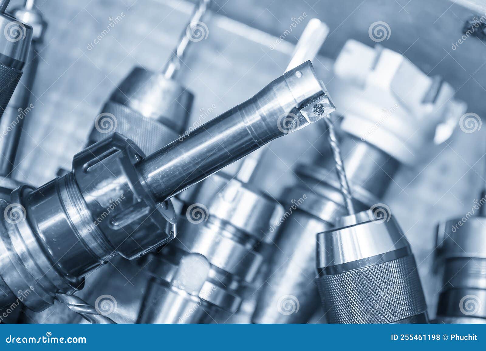 The Group of Various Size of Indexable Tools in the Container Box Stock ...