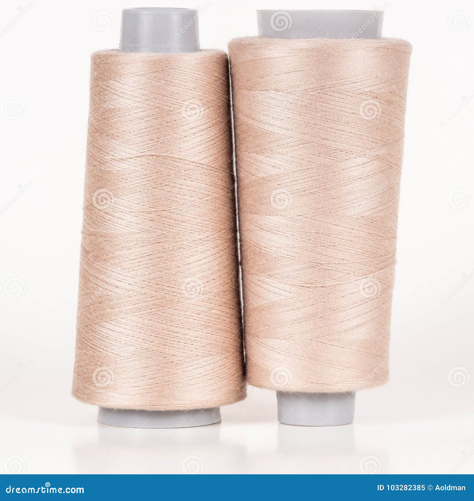 Vary colored thread coils stock image. Image of production - 103282385