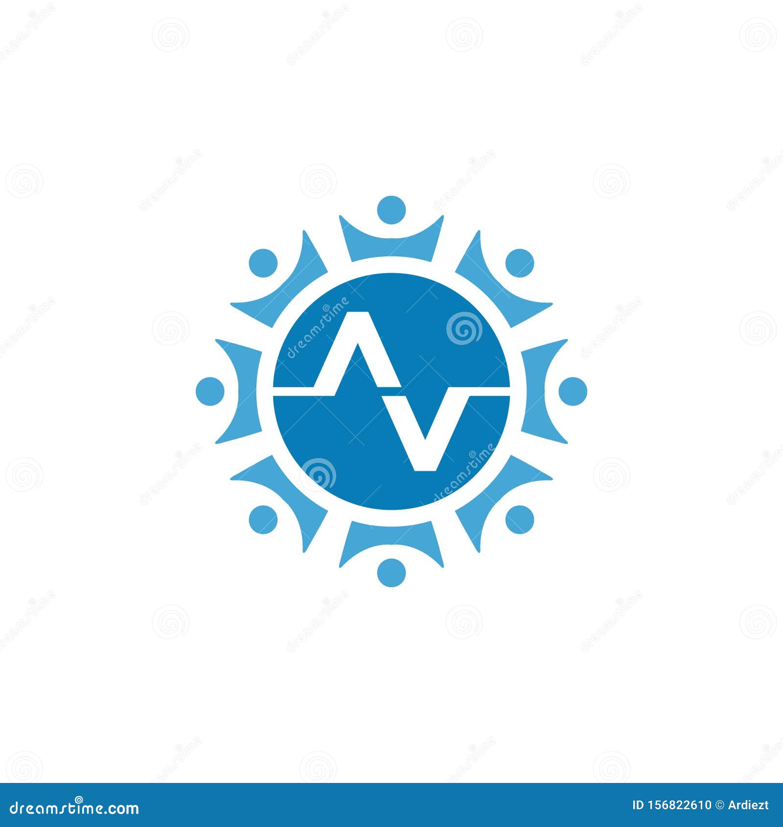 Group Flat Vector Icon Logo Stock Vector - Illustration of sport ...