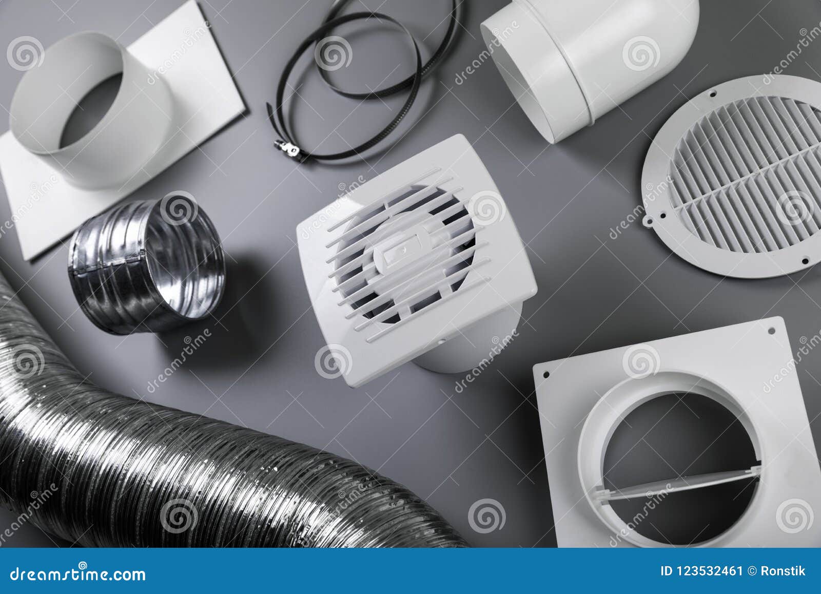 Air Ventilation System. Air Conditioner Pipe. Ventilation Duct. Air ...