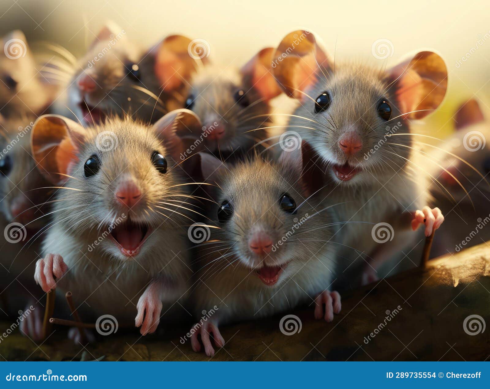 Lemming Standing On A White Background Cartoon Vector | CartoonDealer ...