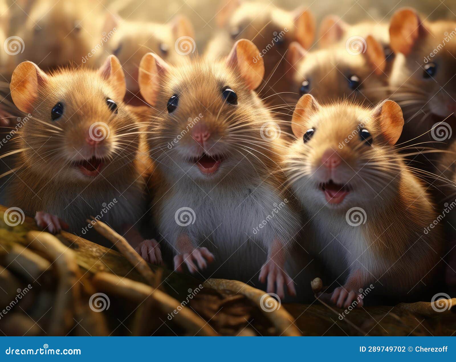 Lemming Standing On A White Background Cartoon Vector | CartoonDealer ...