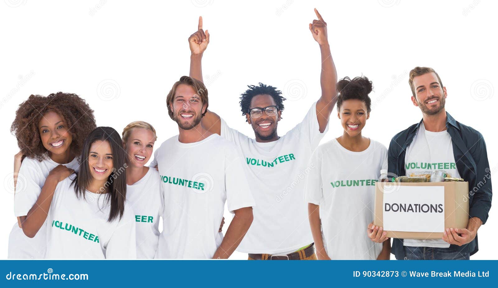 Group of volunteers stock image. Image of african, adult - 90342873