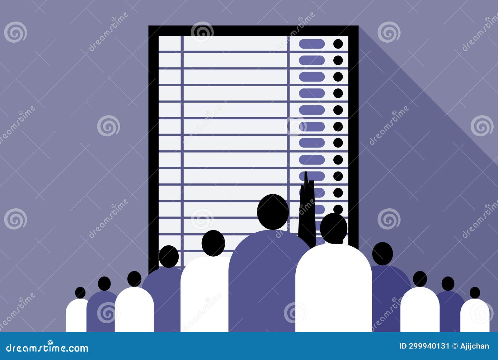 A Group of People Standing in Front of Electronic Voting Machine To ...