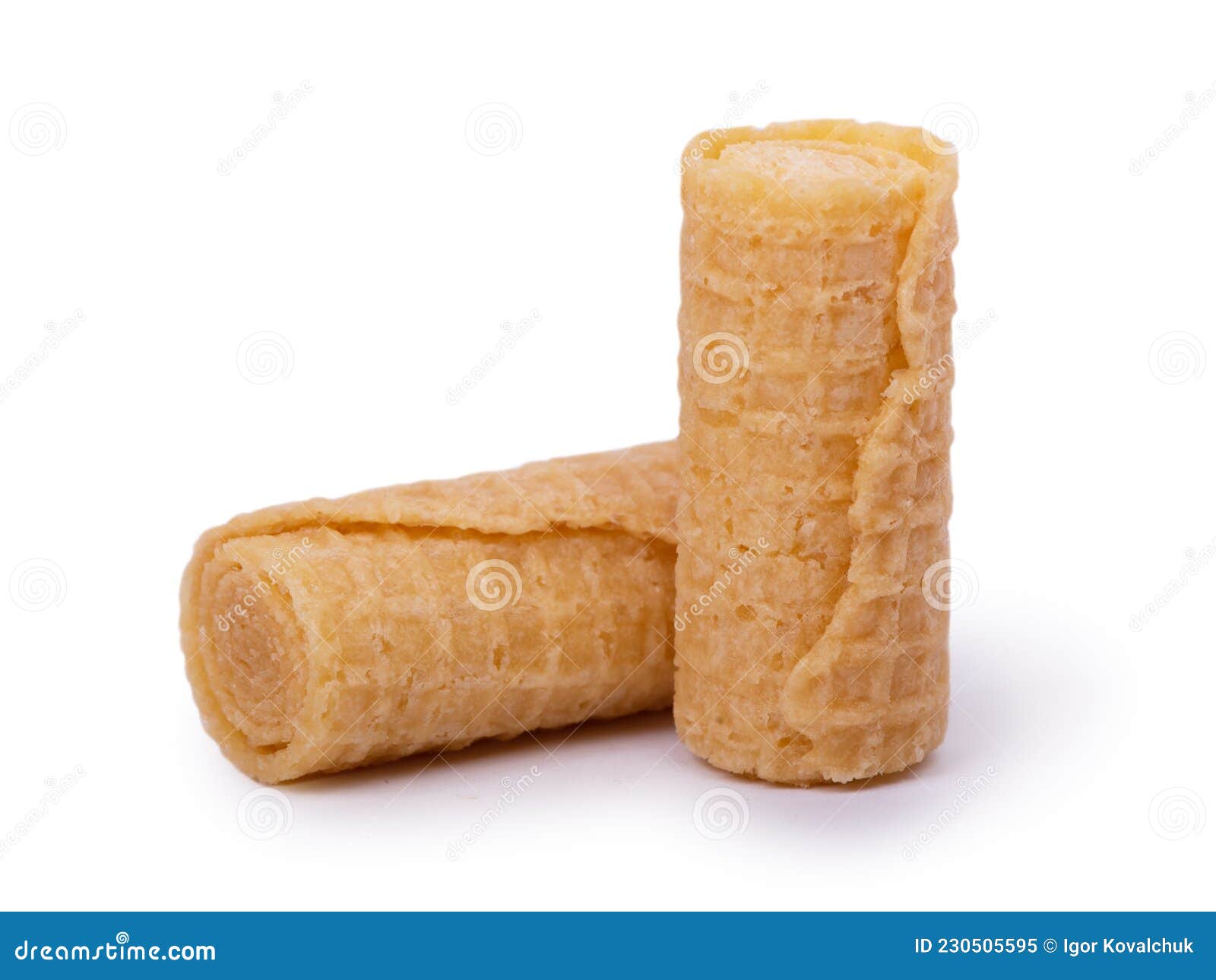 Group of wafer rolls stock image. Image of homemade - 230505595