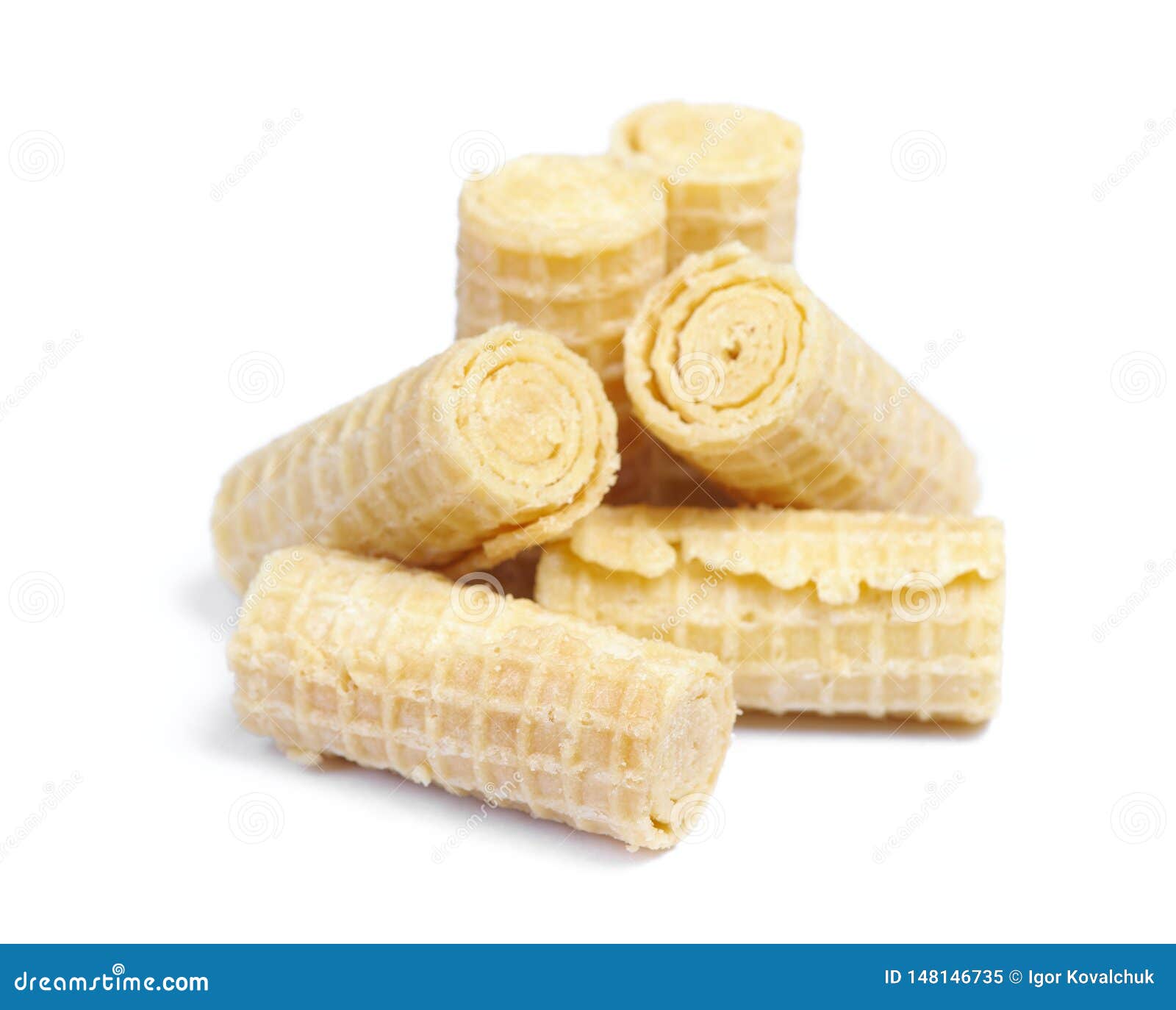 Group Of Wafer Rolls Royalty-Free Stock Photo | CartoonDealer.com ...