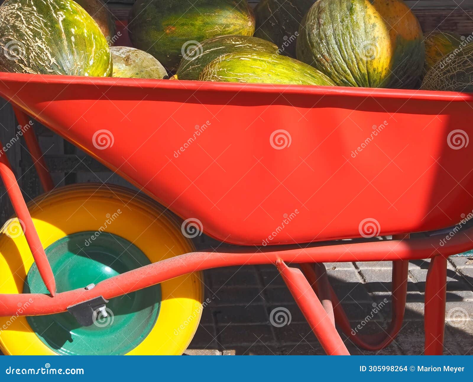 Modified Wheelbarrow With Two Front Wheels Royalty-Free Stock ...