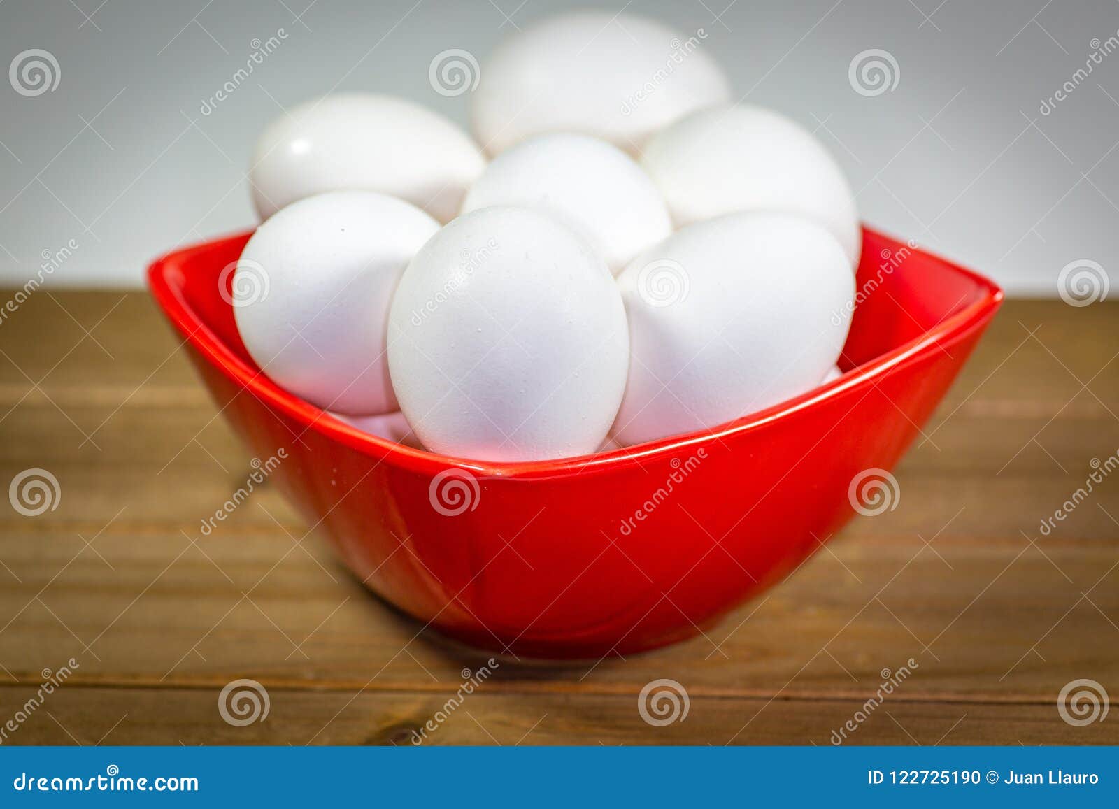 A Group of Eggs Inside a Deep Red Bowl Waiting for the Chef To Use Them ...