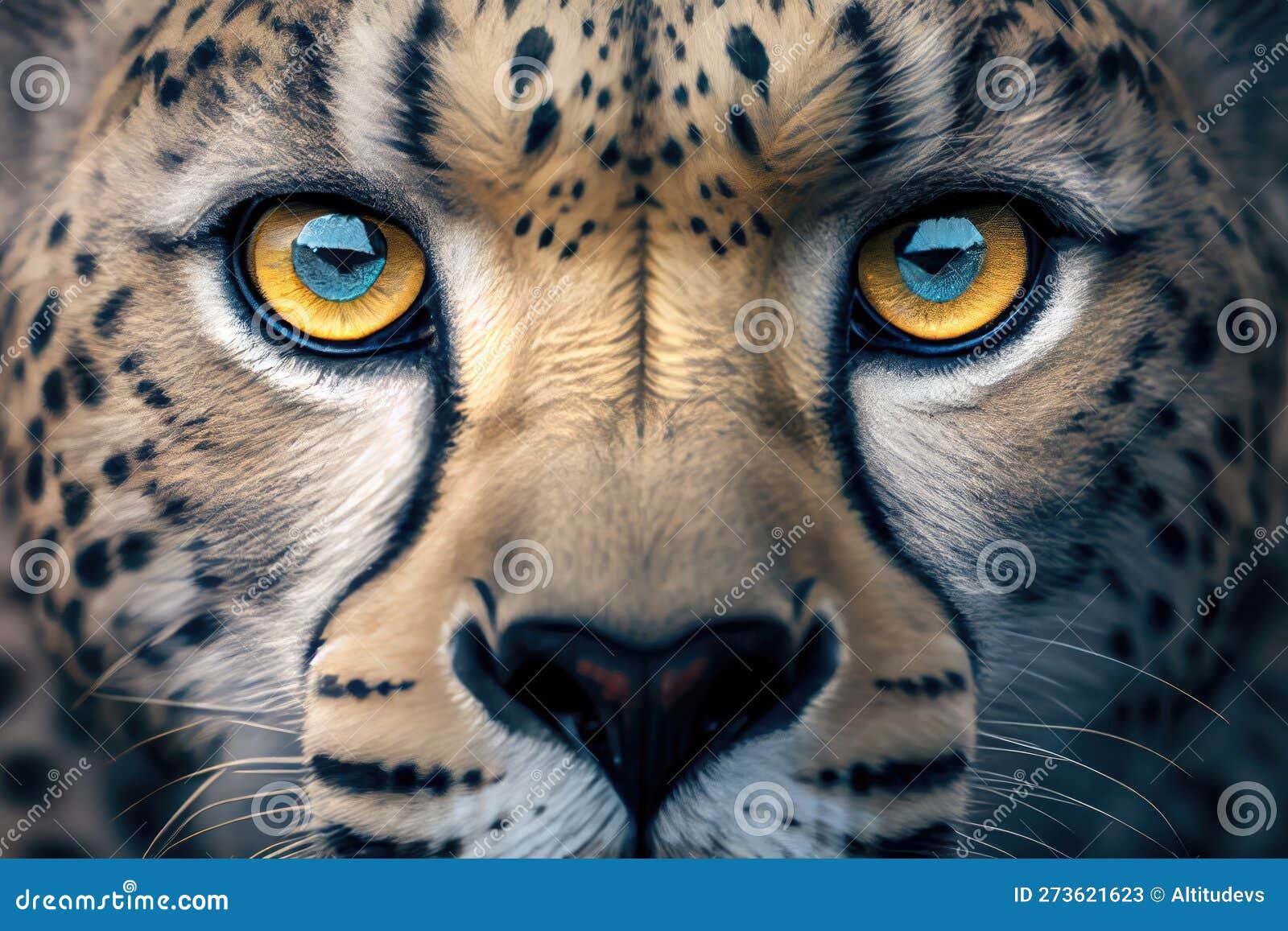 Group of Wild Animals Playing in the Forest, with Trees and Sky Visible ...