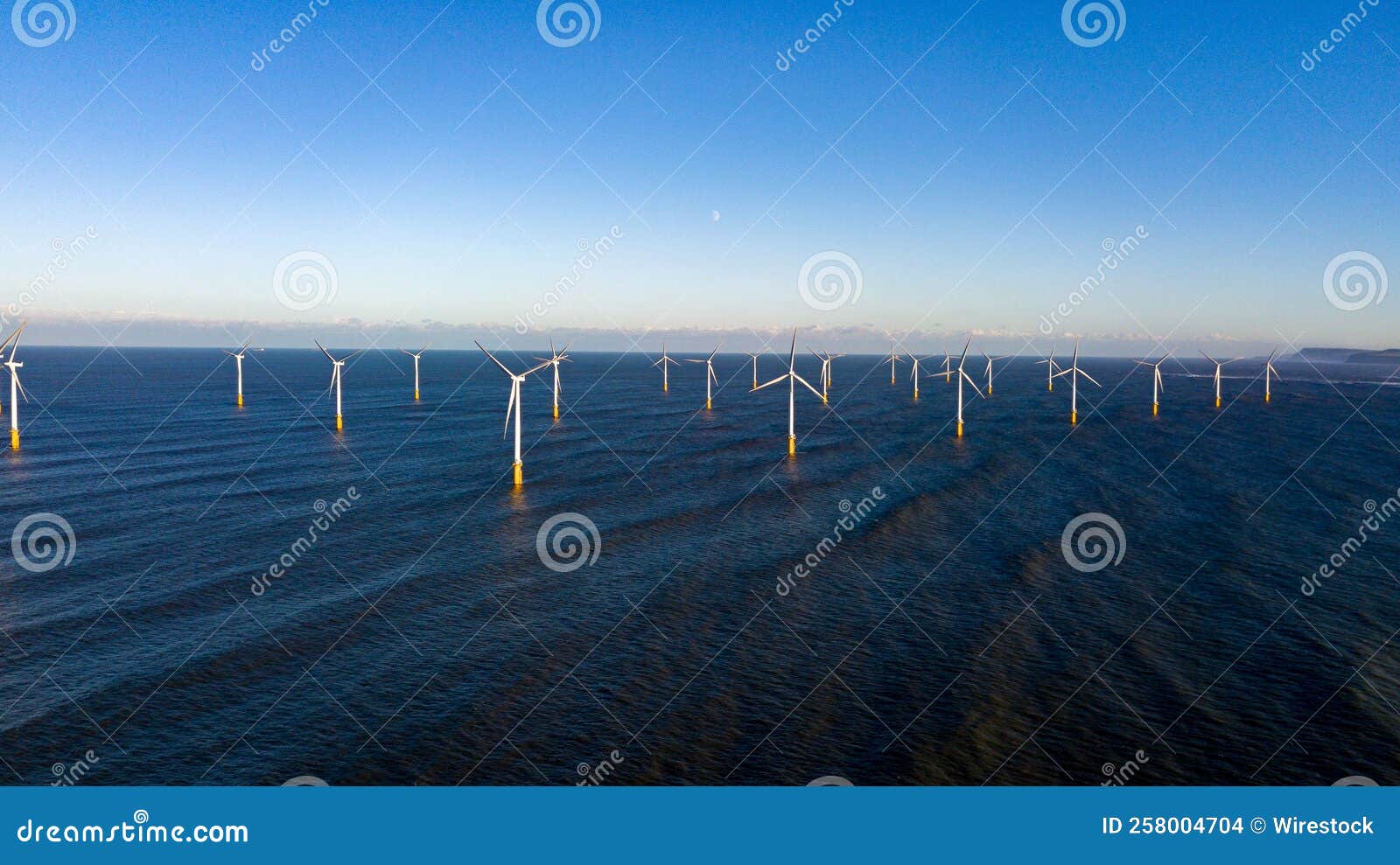 Group of the Windmill Powers in the Water Stock Photo - Image of ...