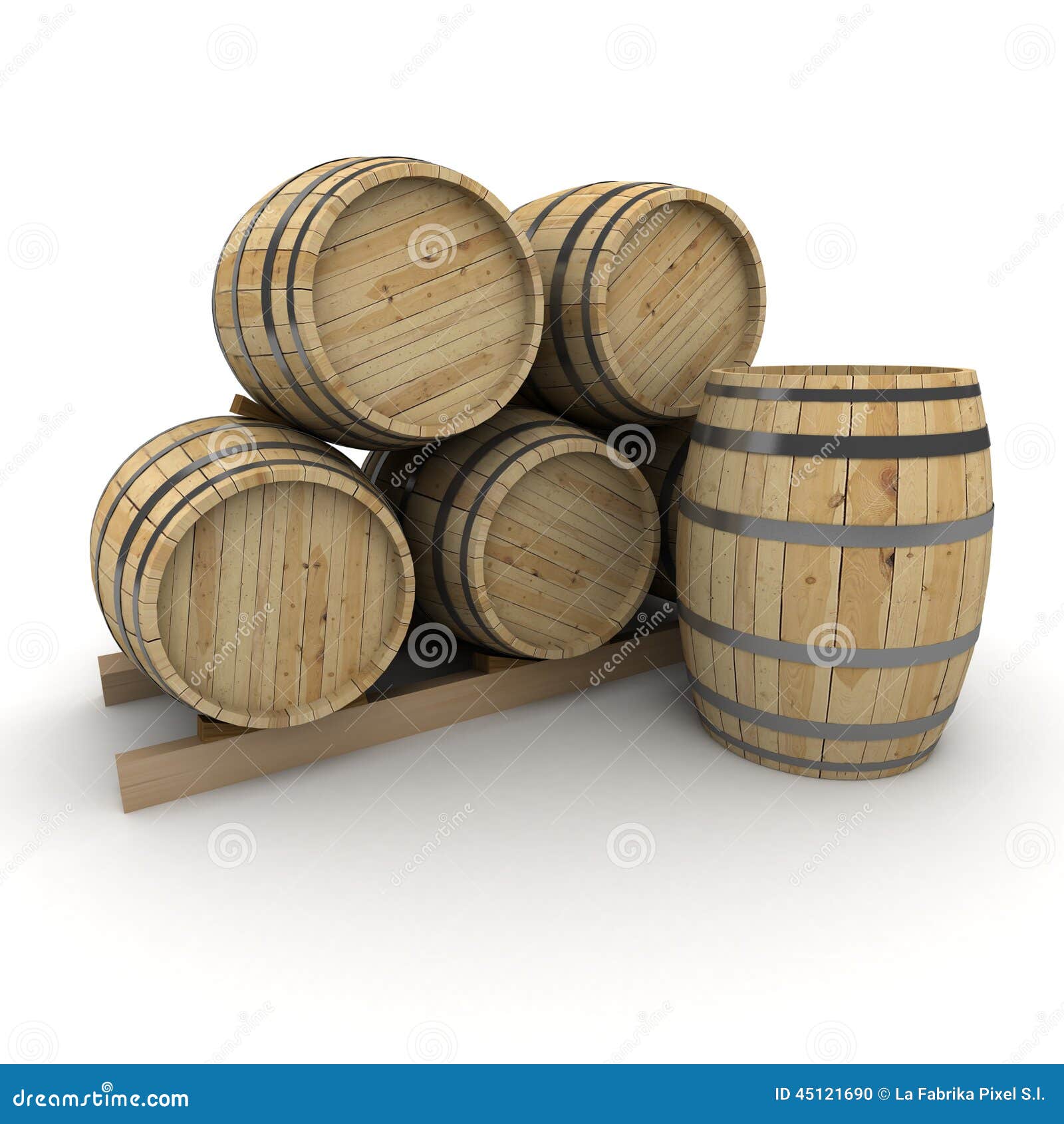 Group of wine barrels stock illustration. Illustration of drum - 45121690