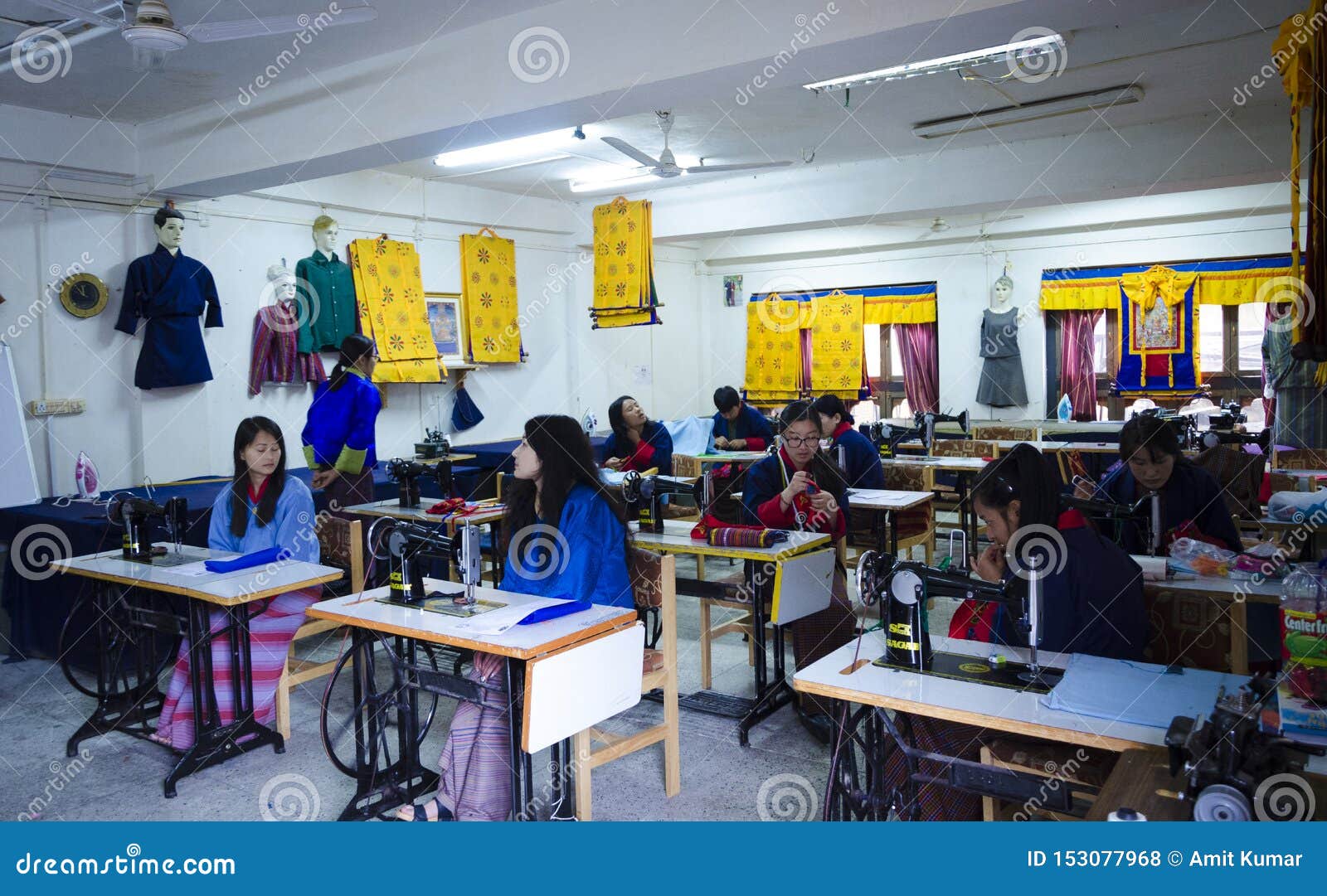 A Group of Women Doing Stitching Work Together Editorial Stock Photo ...