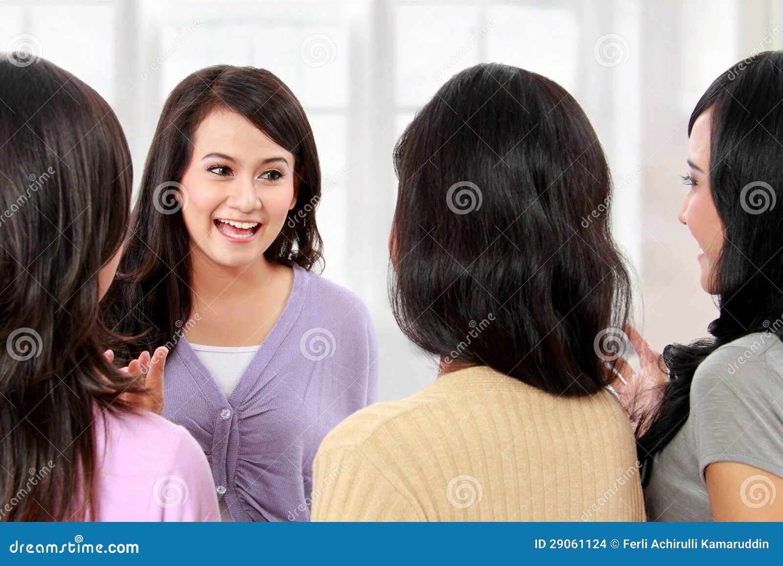 Group of Women Friends Chatting Stock Photo - Image of chatting, gossip ...