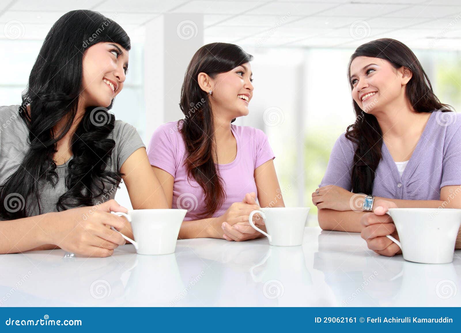 Group of Women Friends Chatting Stock Image - Image of communication ...