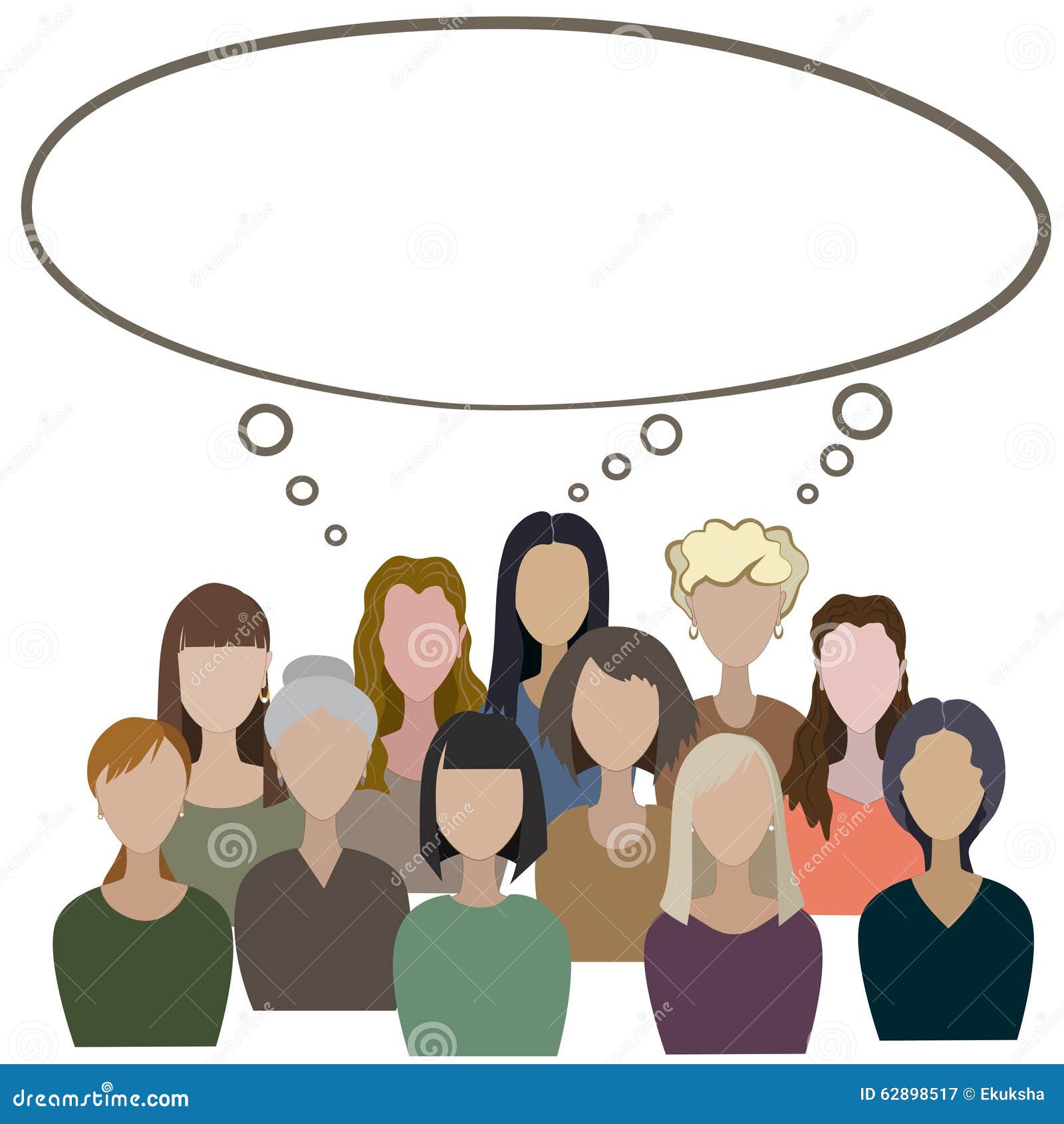 Group Thinking Clip Art