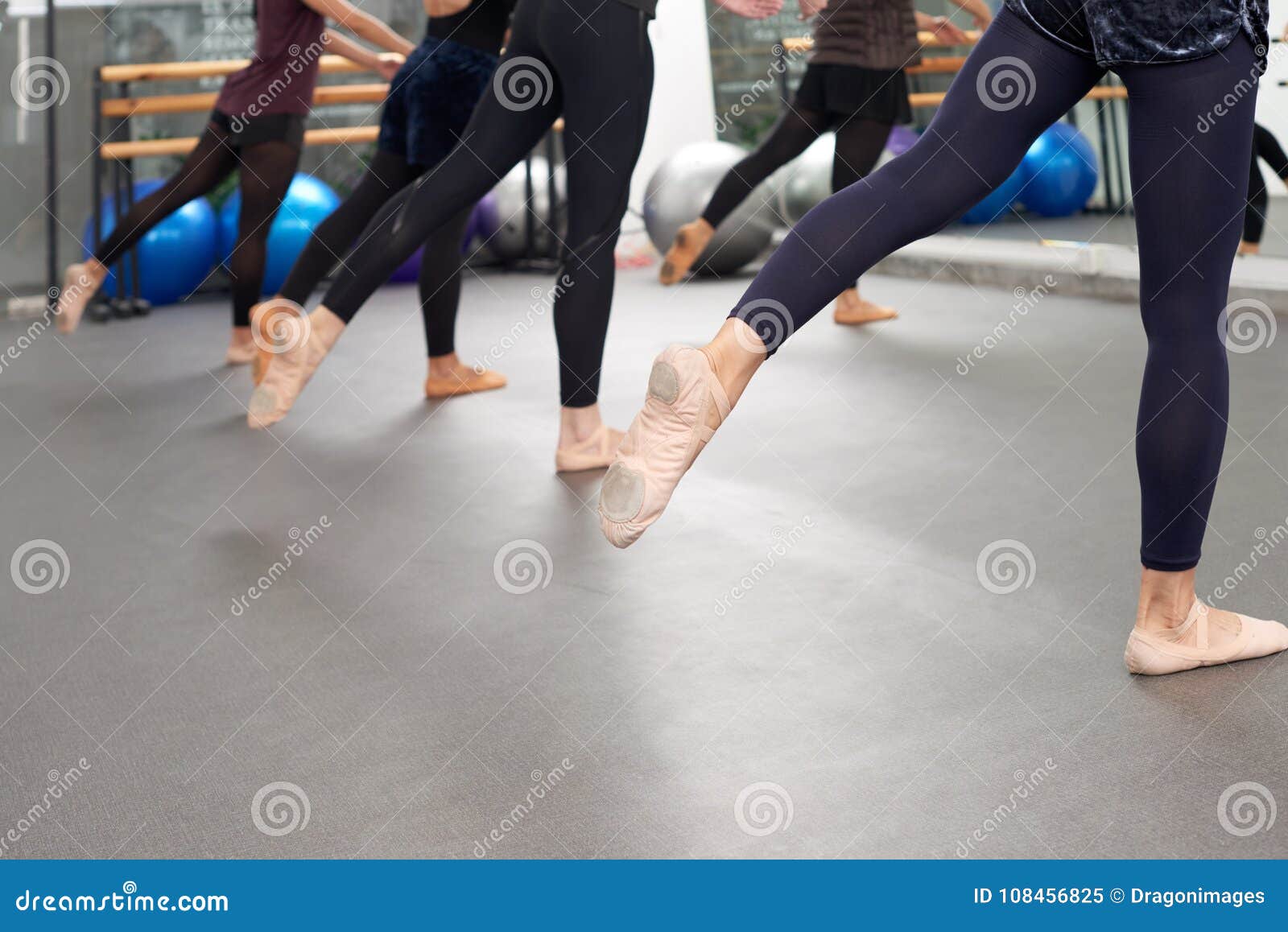 Ballet class stock image. Image of leisure, grace, ballerina - 108456825