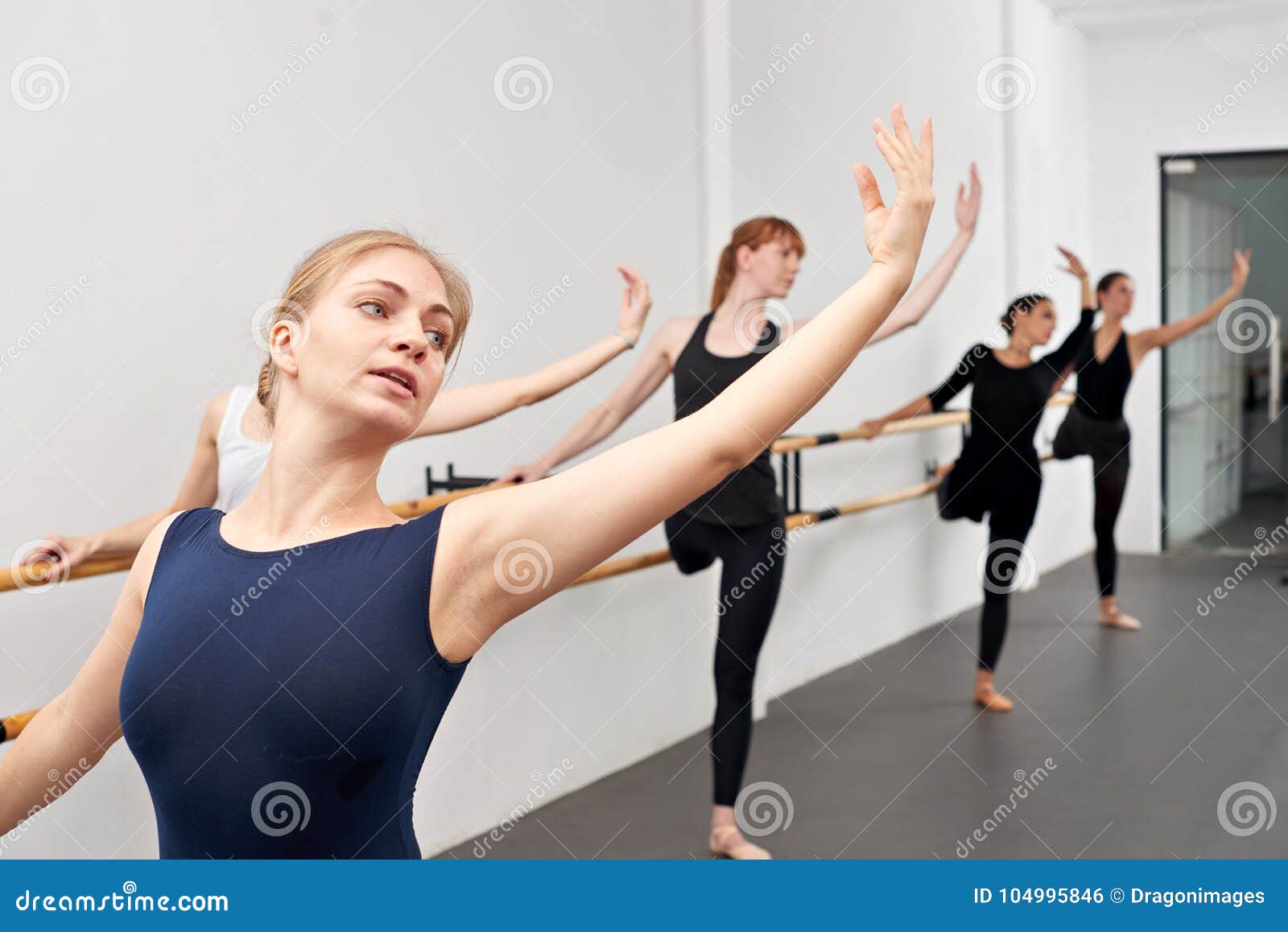 Ballet movement stock photo. Image of ballerina, instructor - 104995846
