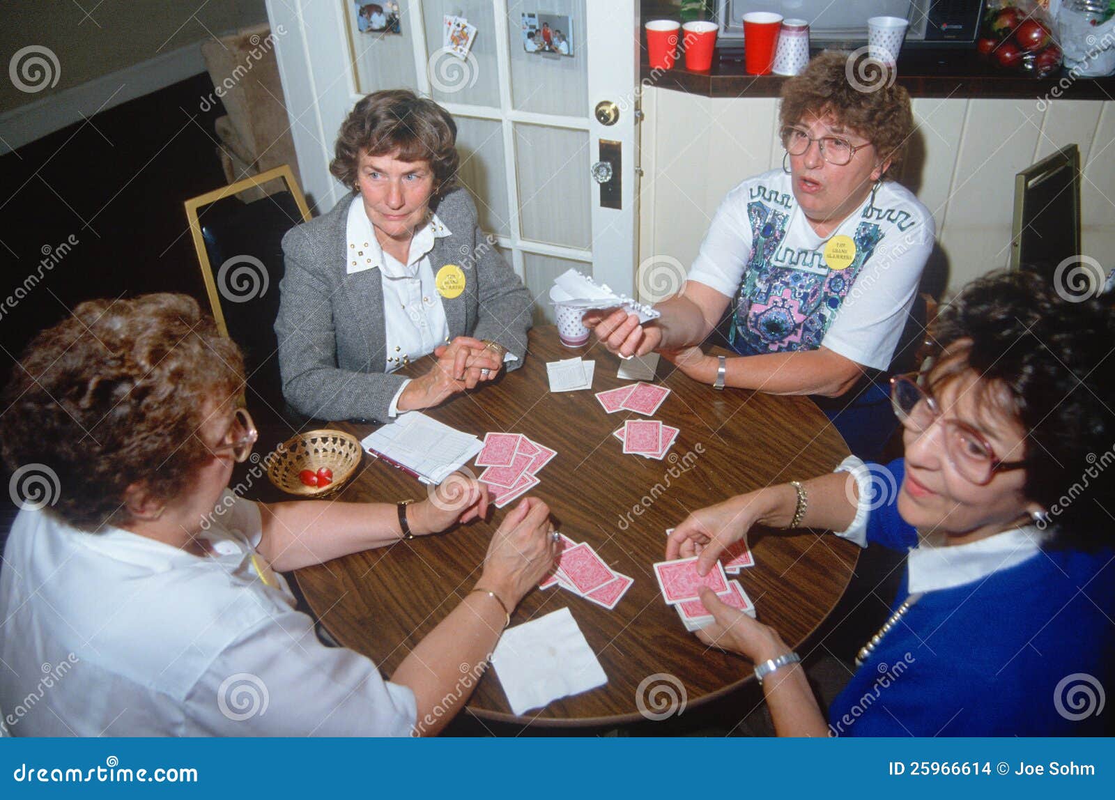 A Group Of Women Playing Bridge Editorial Stock Image - Image: 25966614