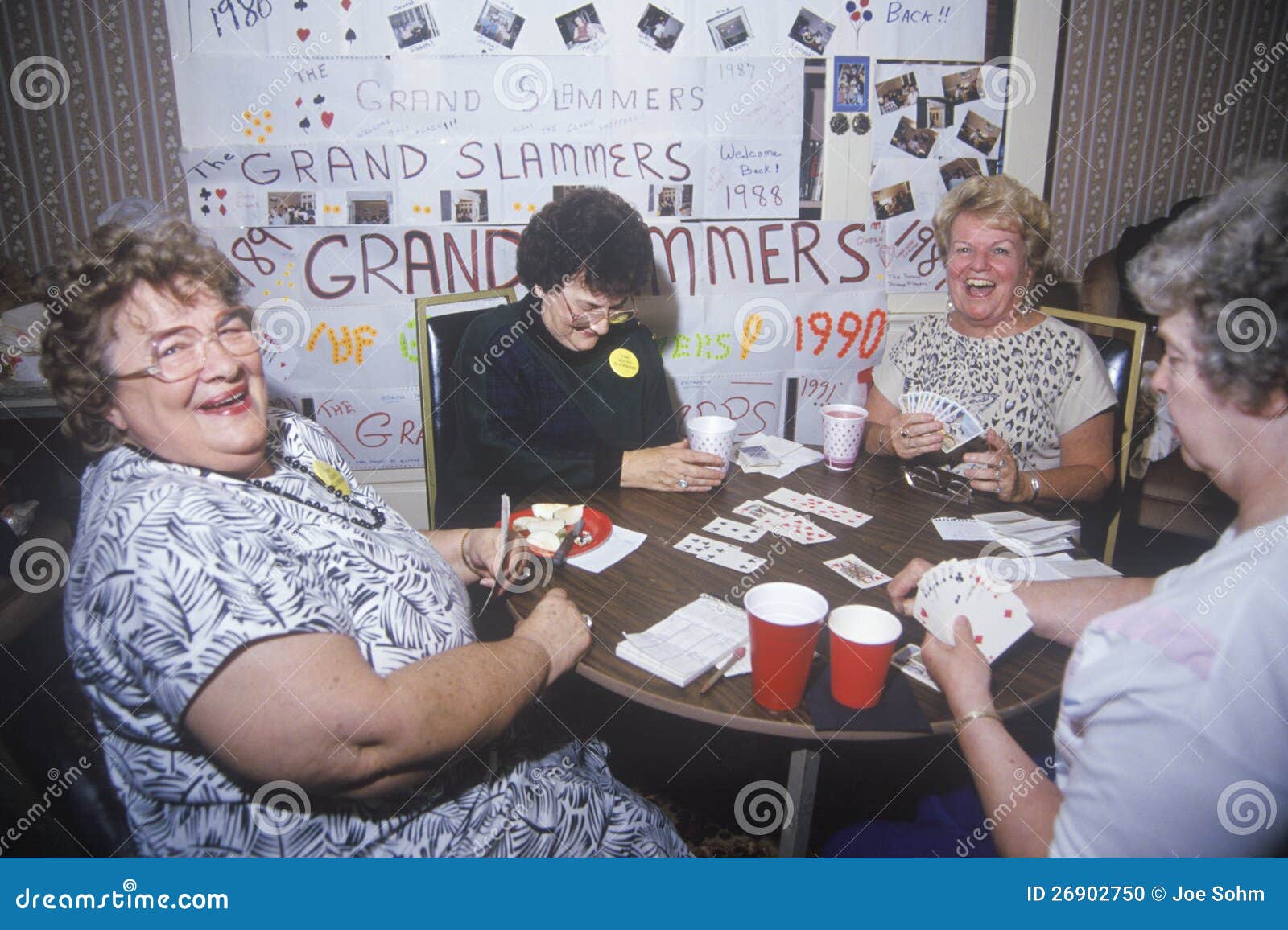 Group of Women Playing Bridge Editorial Image - Image of cards ...