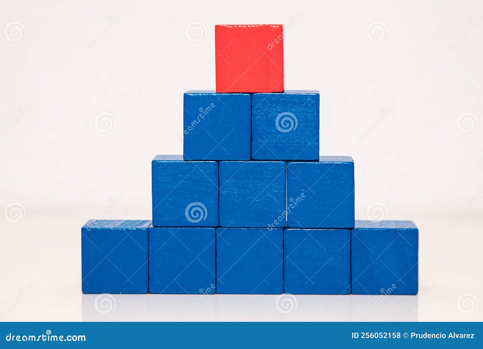 Group of wooden blocks stock photo. Image of trust, promotion - 256052158