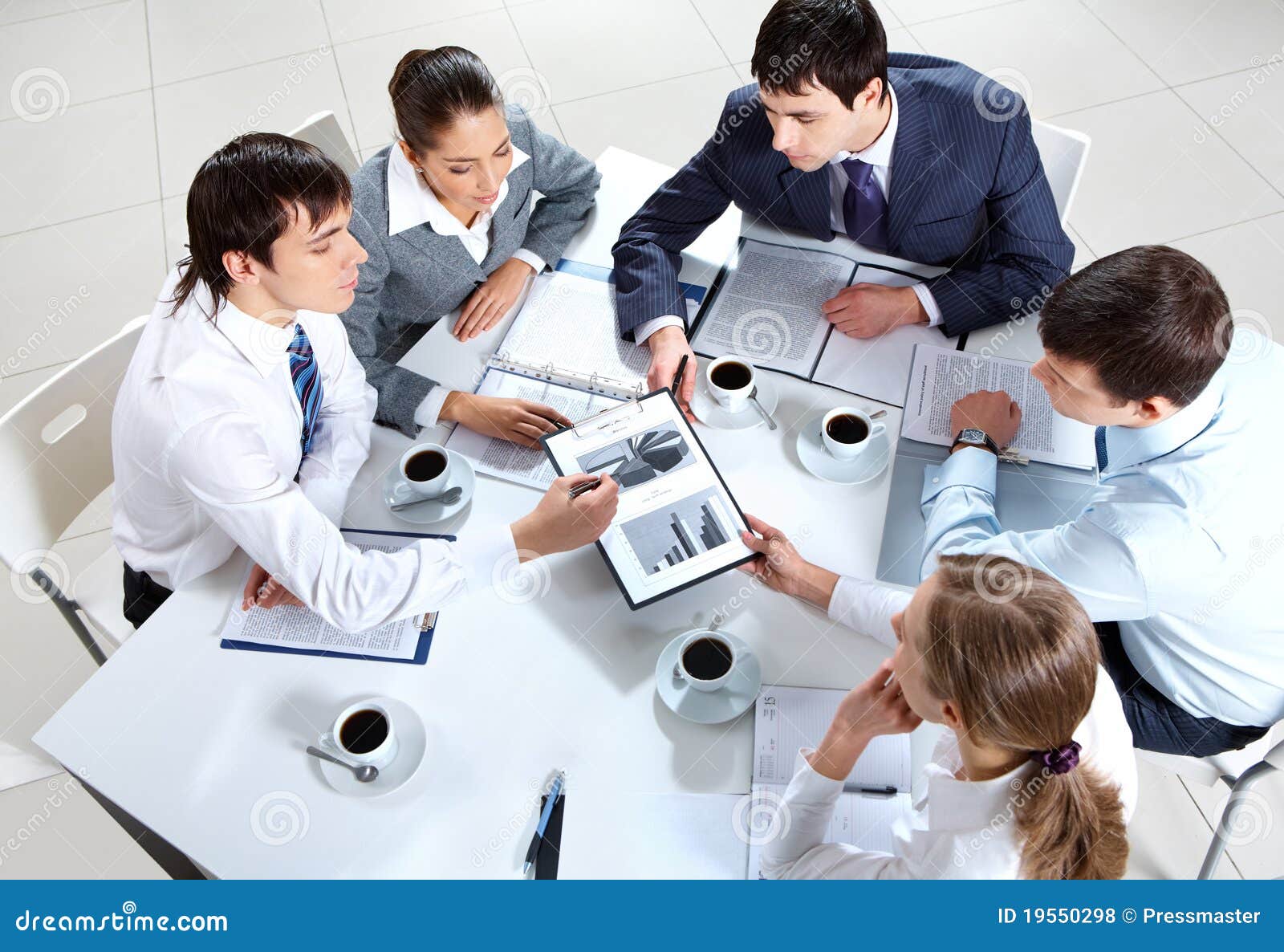 Group work stock photo. Image of female, corporate, expertise - 19550298