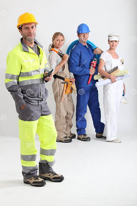 Group of workers stock photo. Image of standing, angles - 20651402