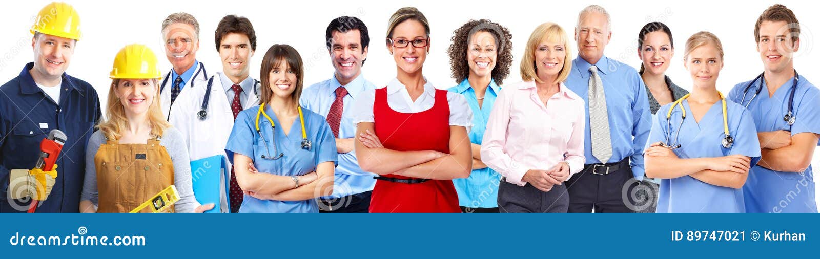 Group of workers people. stock image. Image of professional - 89747021