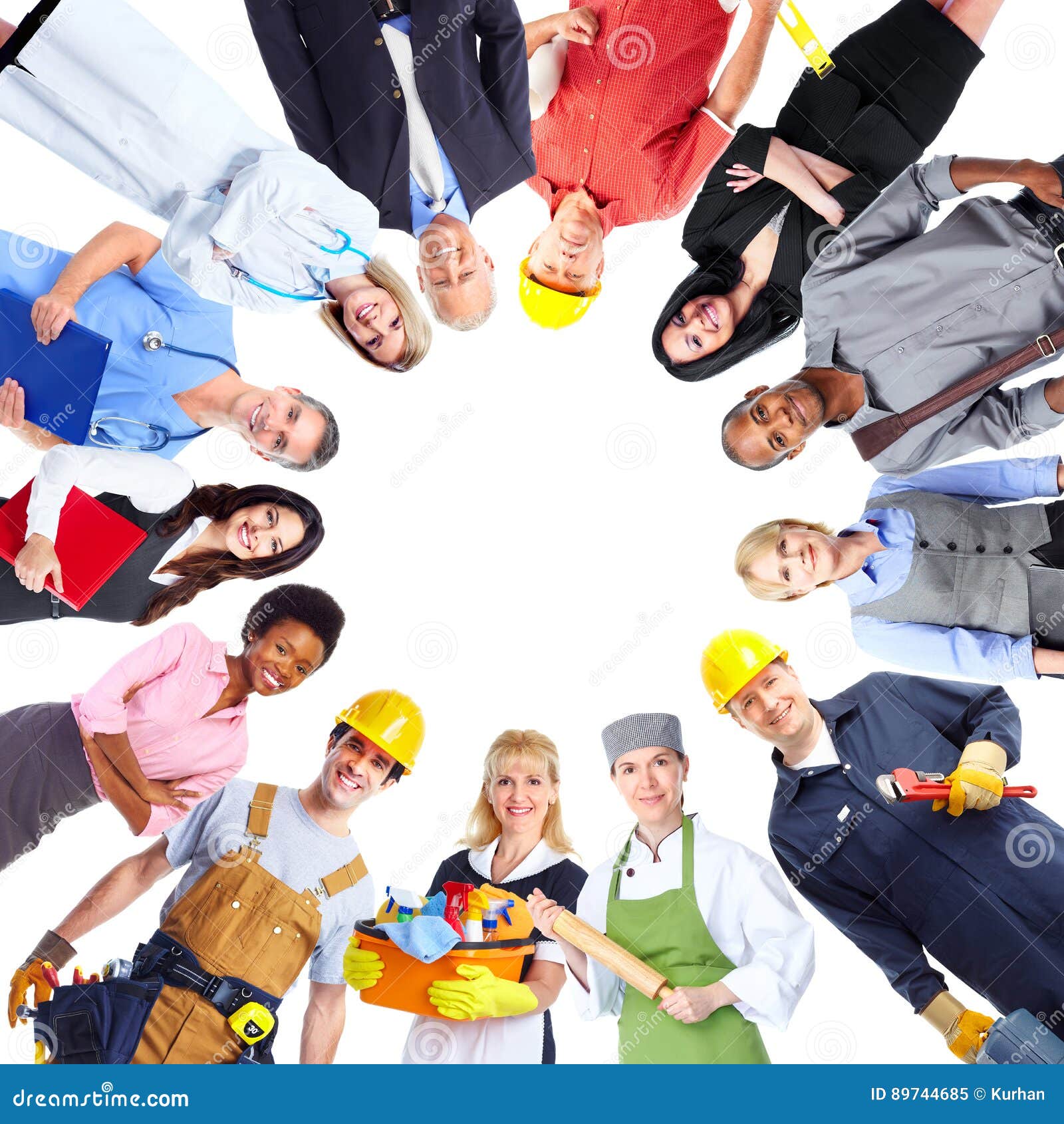Group of workers people. stock image. Image of nurse - 89744685