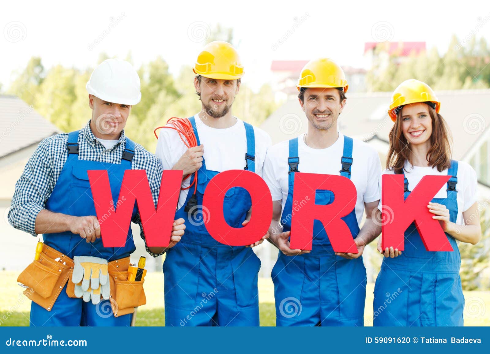 Group of workmen stock photo. Image of architecture, room - 59091620