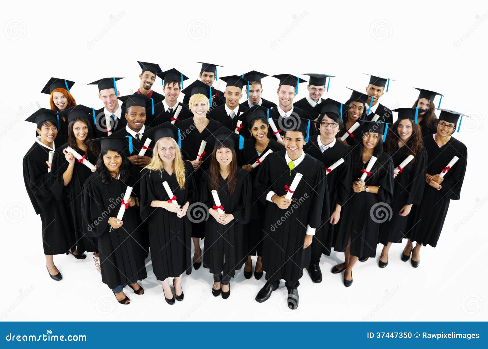 Group of World Graduated Students Stock Photo - Image of certificate ...