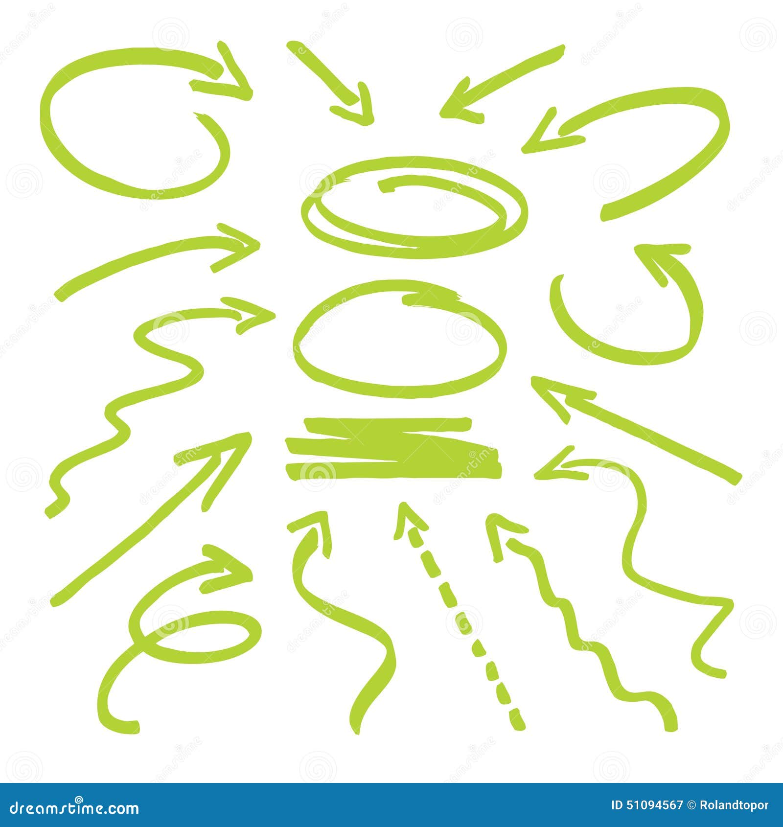 Group of yellow arrows stock vector. Illustration of shapes - 51094567