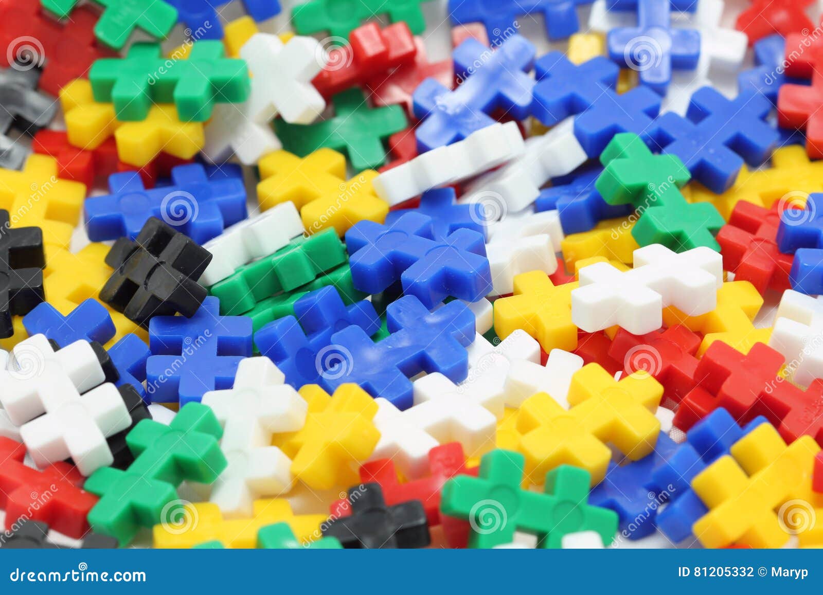 Group of Yellow Puzzle and One Different Stock Photo - Image of ...