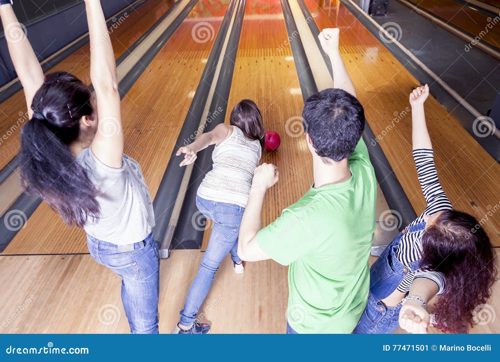 Group of Young Adults Having Fun Playing Stock Image - Image of indoors ...
