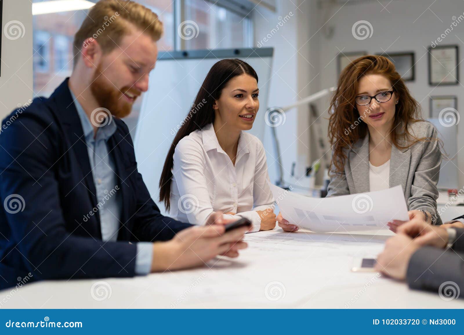 Group of Architects Working Together on Project Stock Photo - Image of ...